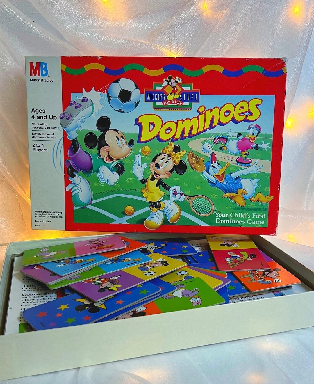 Vintage 1995 Walt Disney Mickey’s Stuff for Kids Dominos Game Retro 90s ...