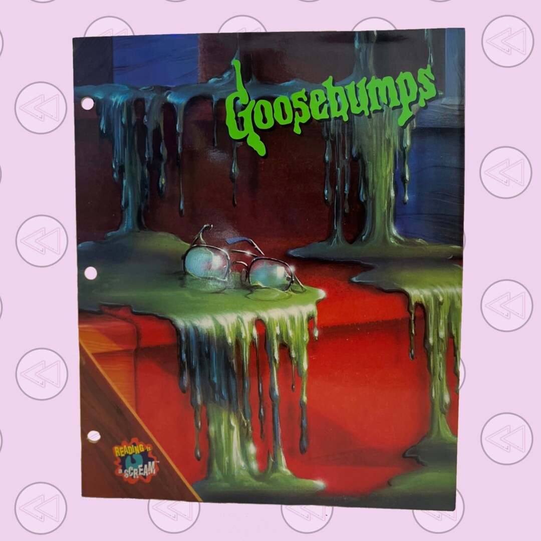 Vintage 90s Goosebumps 2 Pocket Binder Folder “monster Blood” #3 ...