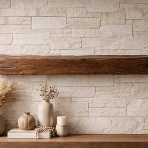 Black Walnut Fireplace Mantel – Solid Custom Floating Shelf – the ...