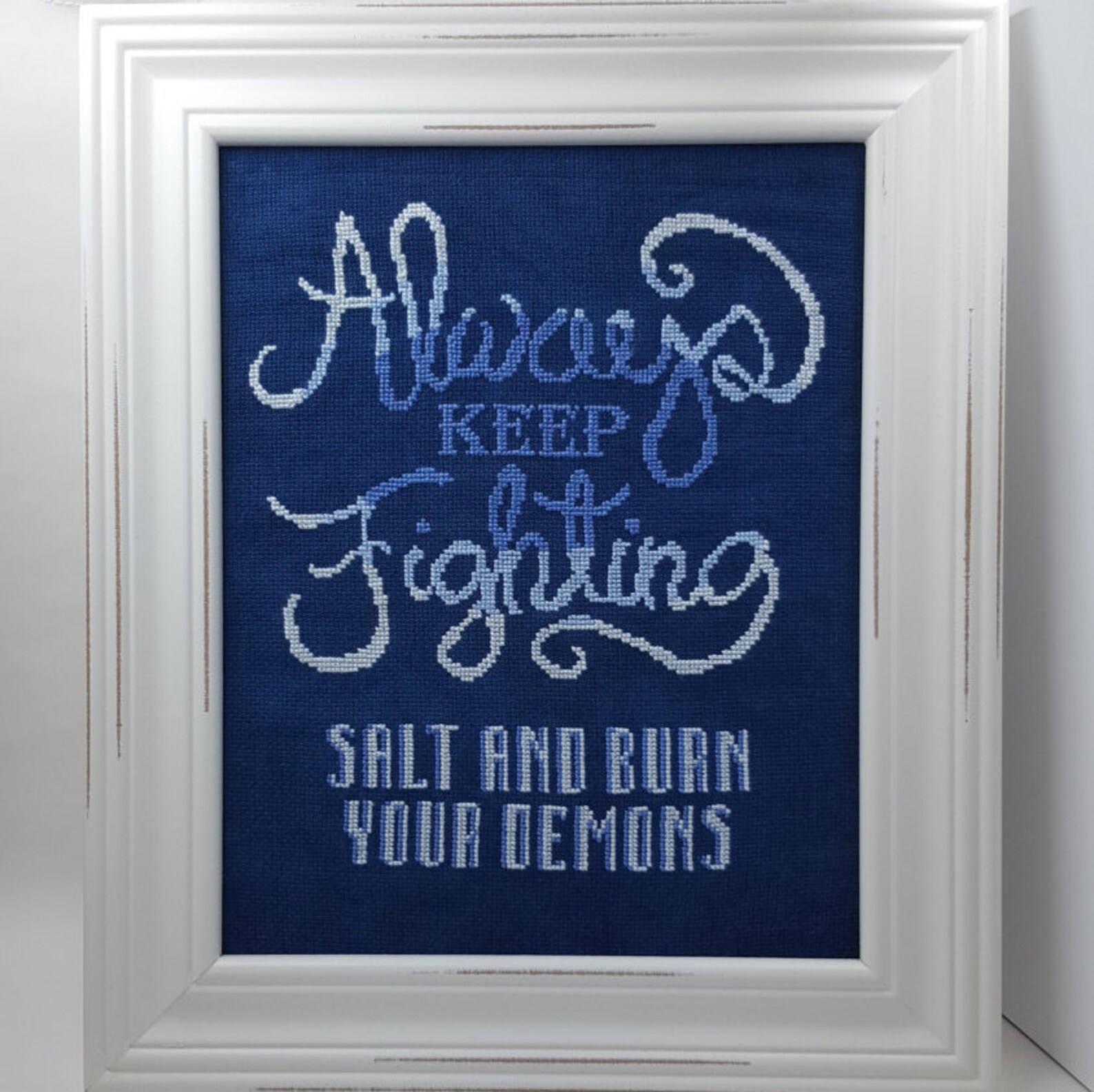 Always Keep Fighting Salt and Burn Your Demons Jared - Etsy Canada