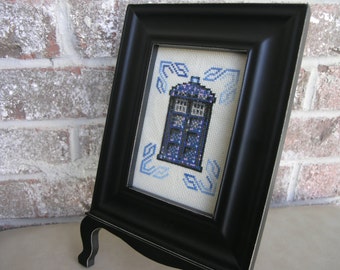 TARDIS Doctor Who Cross Stitch Pattern Instant Download - Etsy