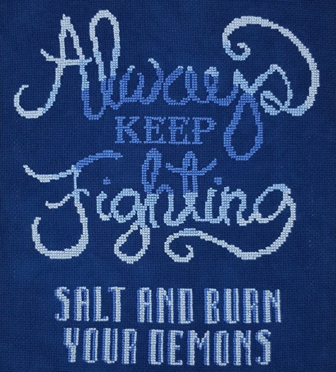 Always Keep Fighting - Salt and Burn Your Demons - Jared Padalecki SPN ...