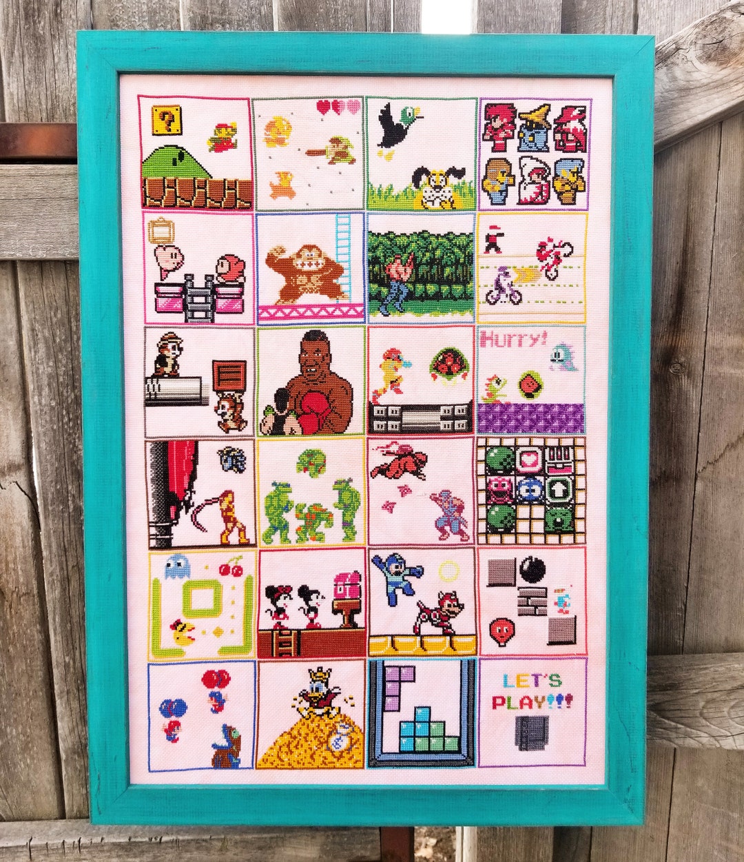 NES SAL 2017 - Complete Digital Video Game Sampler Cross Stitch Pattern ...
