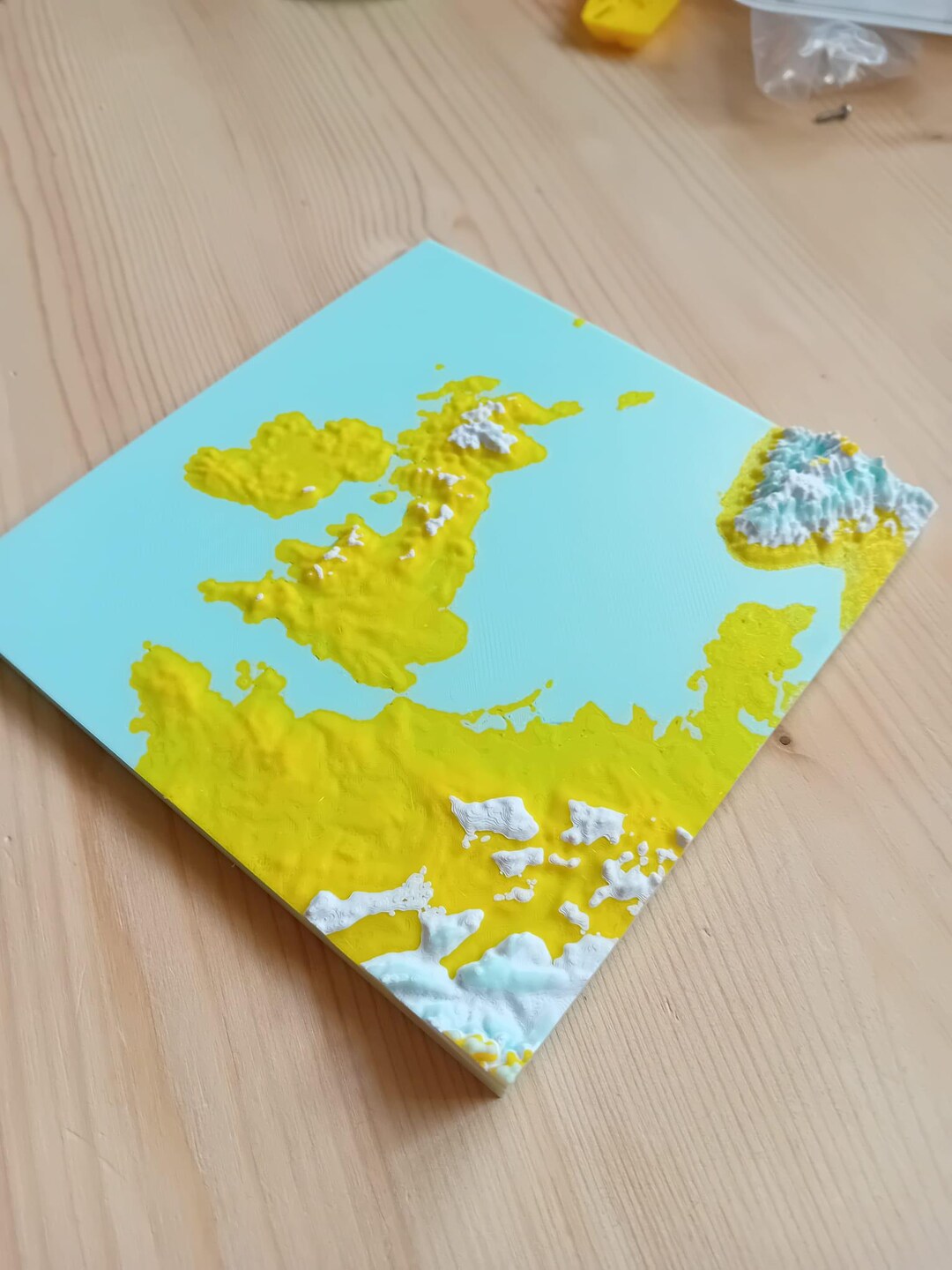 A 3d Printed Topographic Map - Etsy