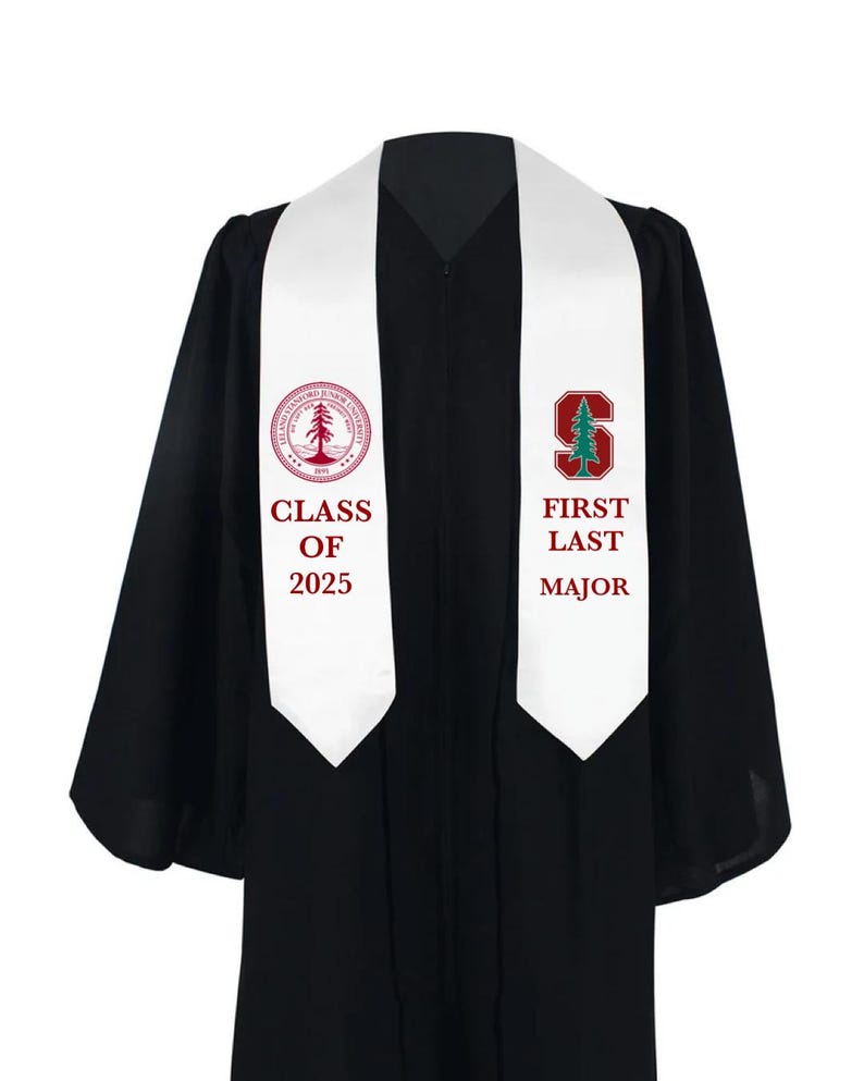 Custom Graduation Stole, Satin Graduation Stole, Satin Graduation Sash ...