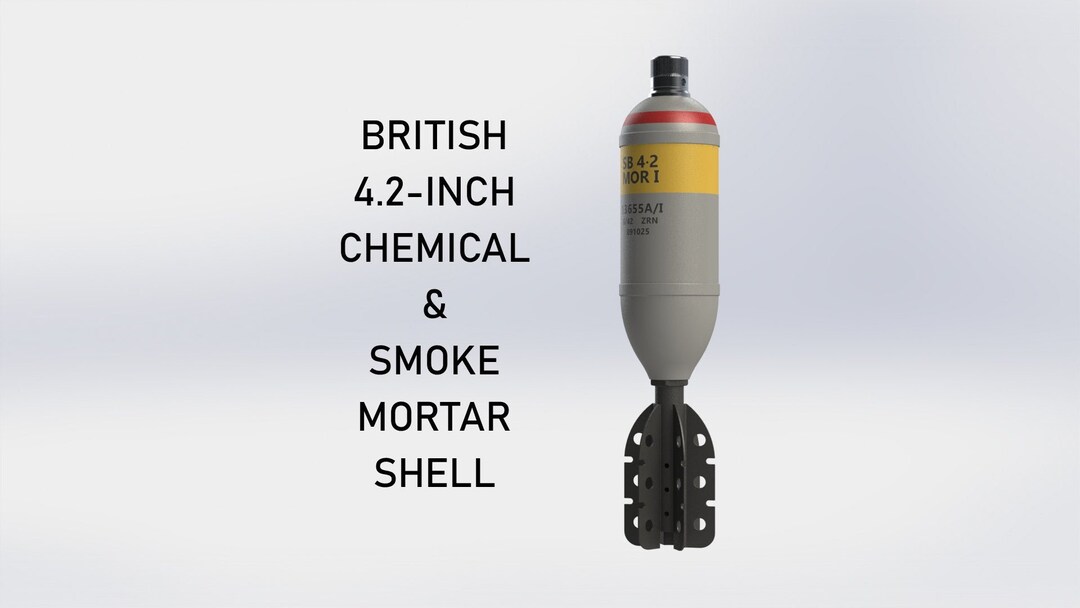 Ww2 British 4.2 Inch Chemical Smoke Mortar Shell Made From Plastic in ...