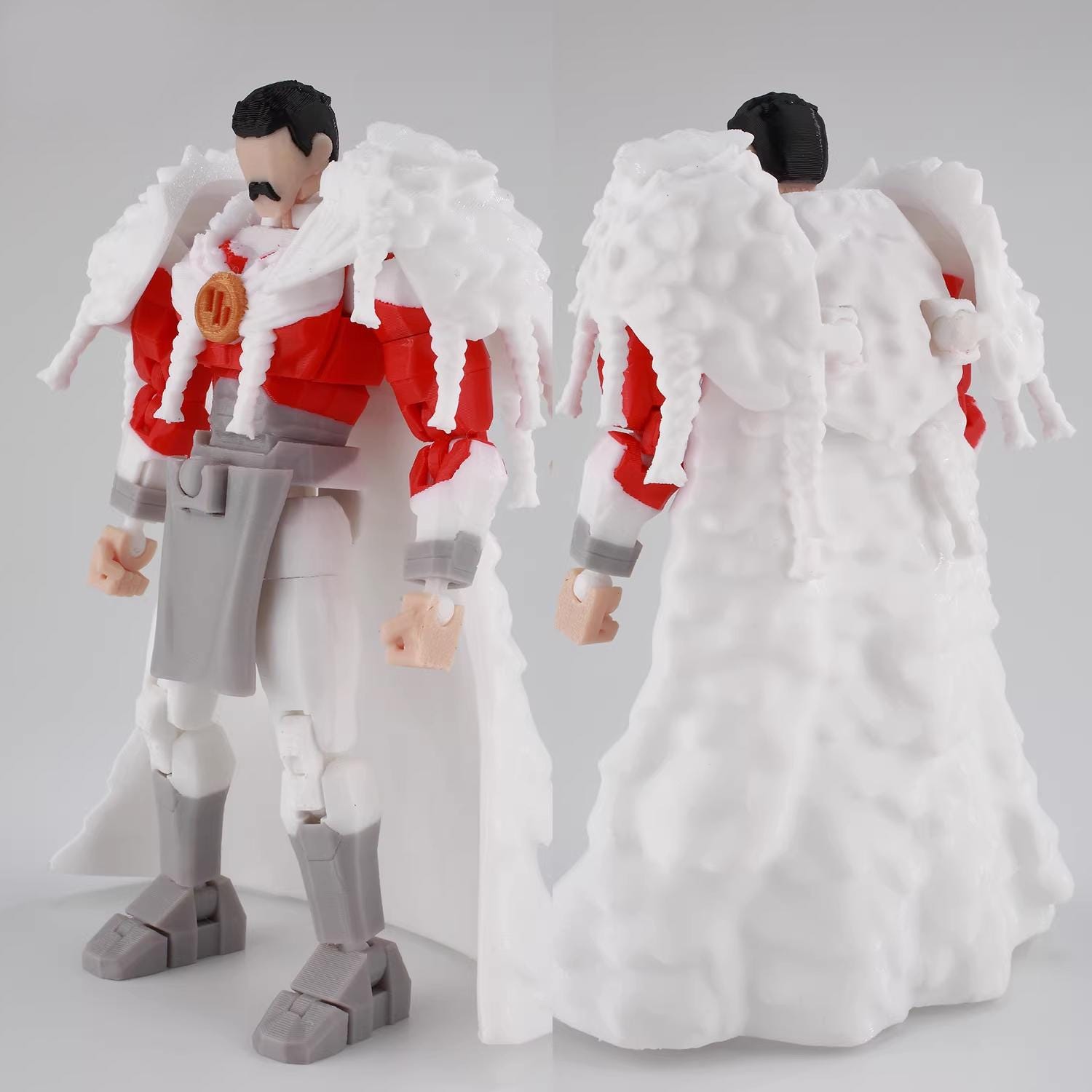 Low Poly Polygon 3D Printed Dynamic Figurines - Grand Regent Thragg ...