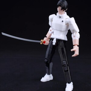 Low Poly Polygon 3D Printed Dynamic Figurines - Sukuna Gojo Satoru Toji ...