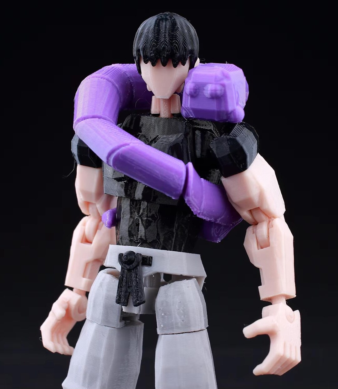 Low Poly Polygon 3D Printed Dynamic Figurines - Toji Gojo Satoru Sukuna ...