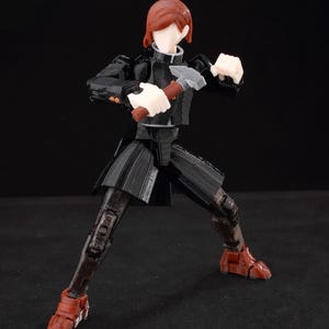 Low Poly Polygon 3D Printed Dynamic Figurines - Sukuna Gojo Satoru Toji ...