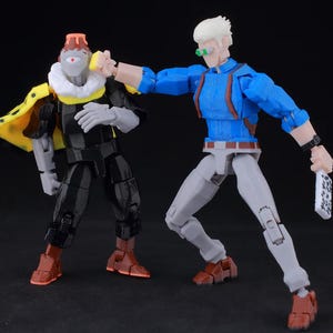 Low Poly Polygon 3D Printed Dynamic Figurines - Sukuna Gojo Satoru Toji ...