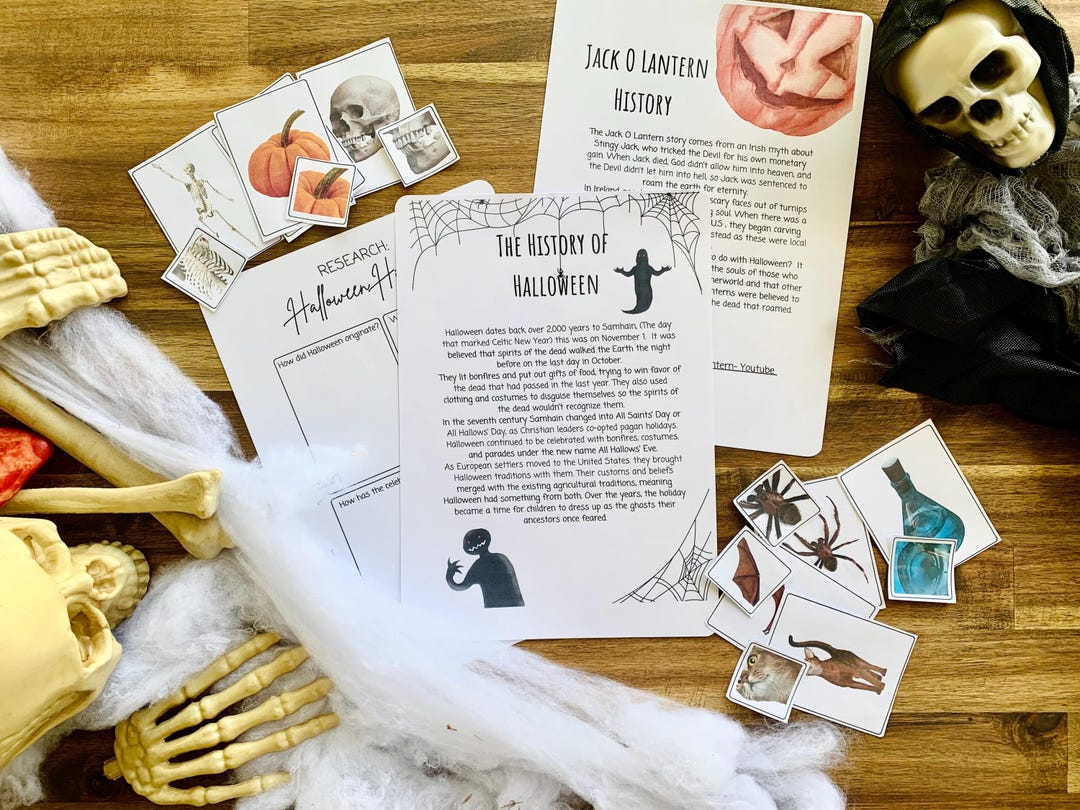 Halloween Mini Unit Study Homeschool, Educational Resource, Morning ...