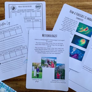 Weather Meteorology Unit Study, Homeschool Educational Resource ...