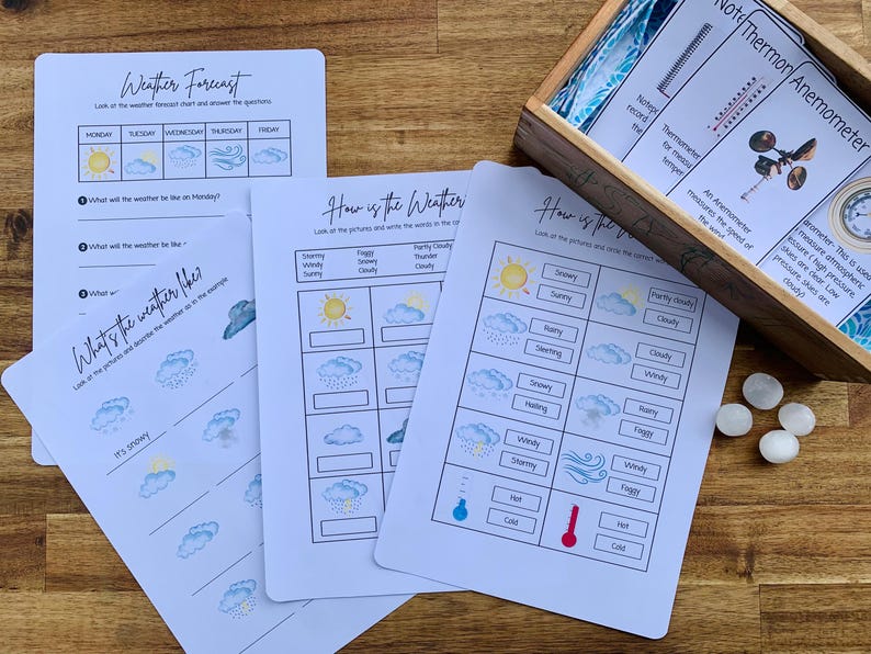 Weather Meteorology Unit Study, Homeschool Educational Resource ...
