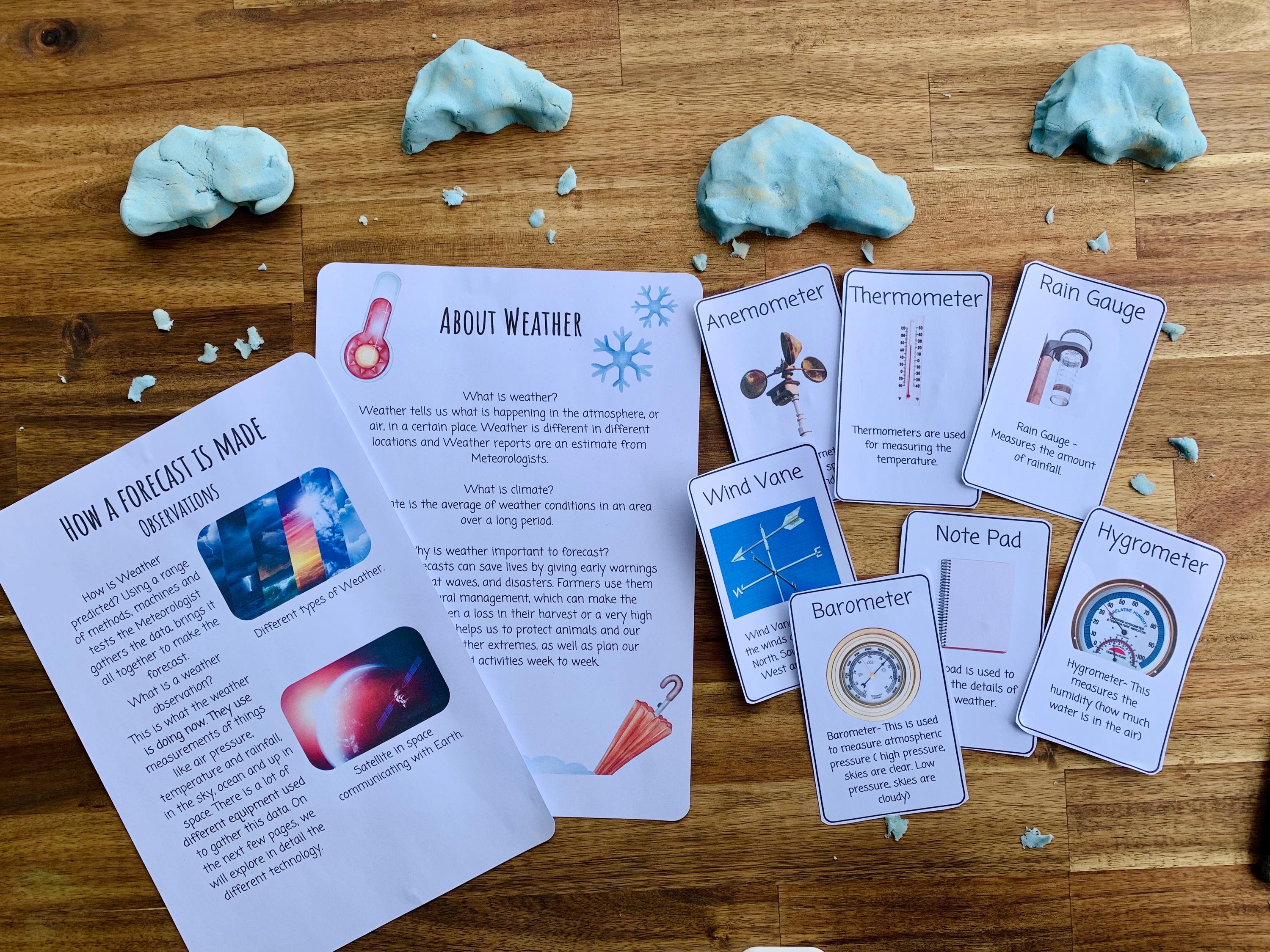 Weather Meteorology Unit Study, Homeschool Educational Resource ...