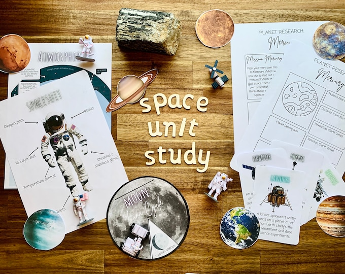Space Unit Study, Solar System, Homeschool, Educational Resource - Etsy