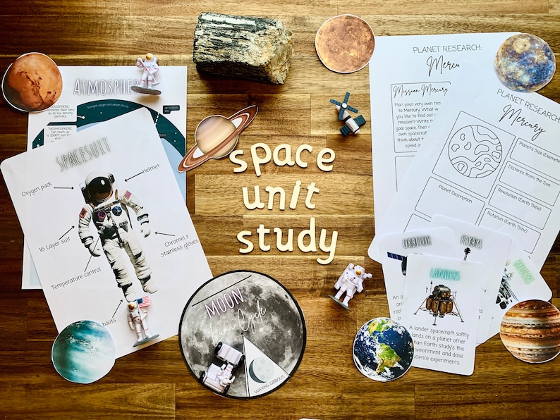 Space Unit Study, Solar System, Homeschool, Educational Resource - Etsy