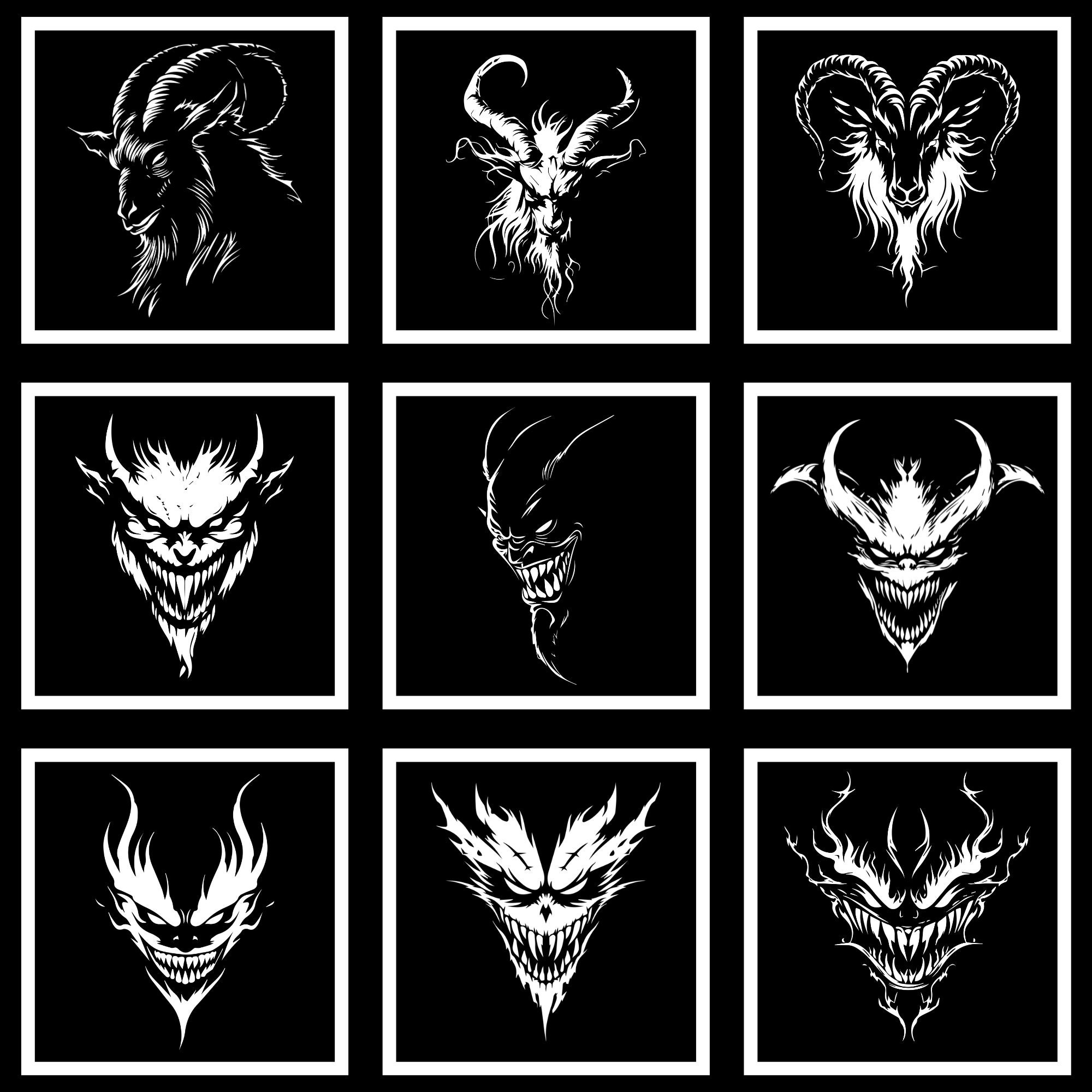 70 + Demons Vectors SVG , High Quality PNG 300 DPI Transparent ...