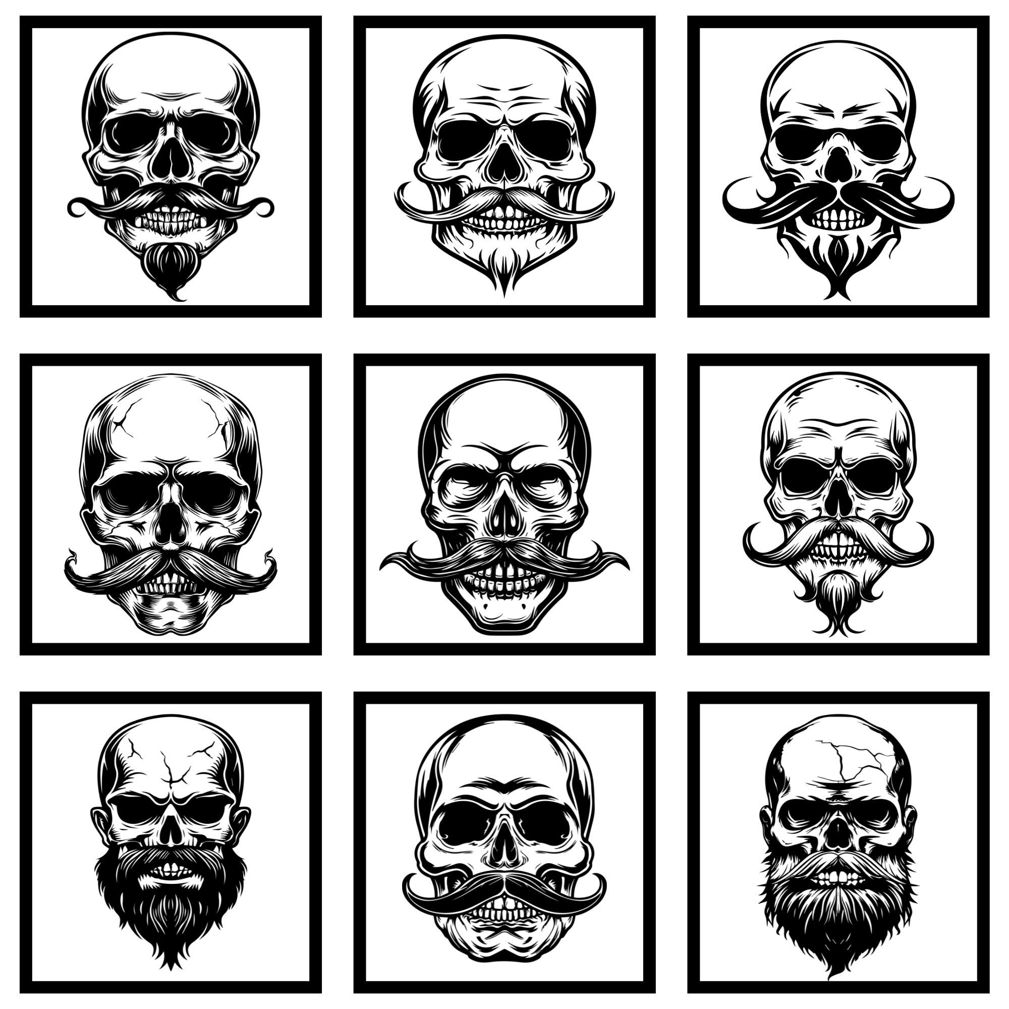 40+ Undead Skull Designs, Zombies, Skeletons (SVG PNG) - Etsy