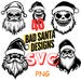 40 Demonic Santa Vector Designs, Scary Christmas Clipart (SVG, PNG) - Etsy