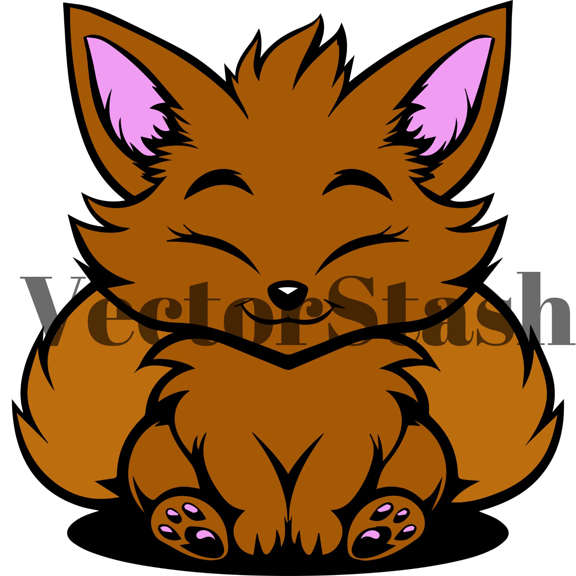 20 Cute Fox Design, 300 DPI Transparent Background, High Resolution ...