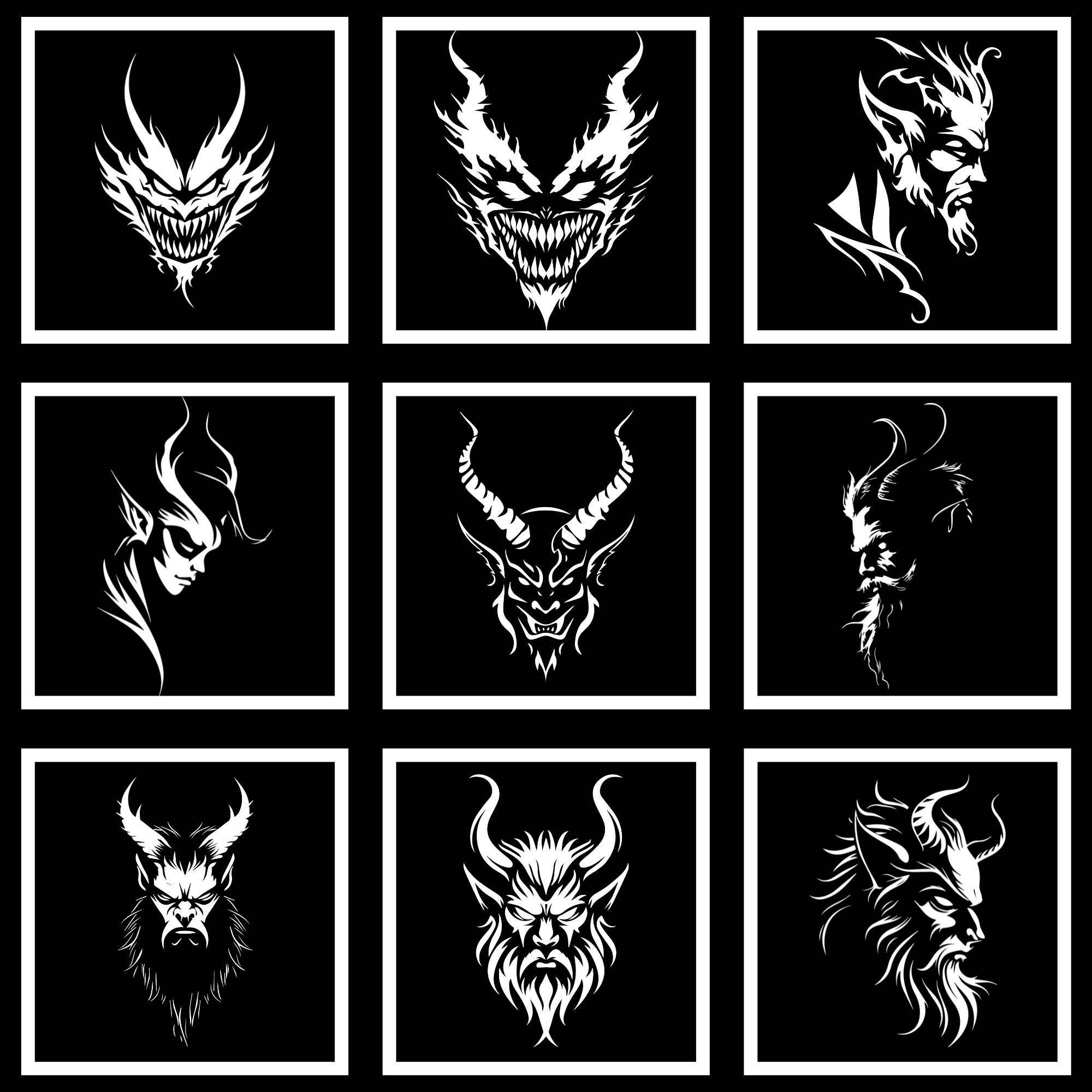70 + Demons Vectors SVG , High Quality PNG 300 DPI Transparent ...