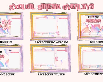 Cotton Candy Twitch Overlay, Cute Stream Design, Cute Stream Graphics ...