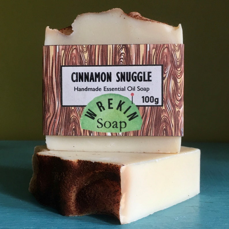 Cinnamon Snuggle Soap Large 100g Bar cinnamon, Nutmeg, Patchouli and ...