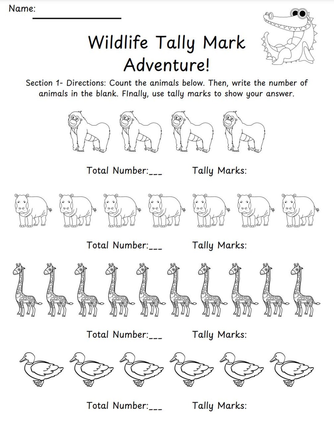 Tally Mark Counting Activity | Tally Mark Practice | | Teacher ...