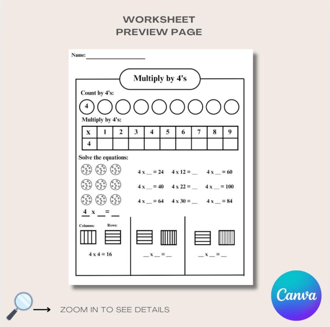 Multiplication Numbers 2-9 | Times Tables Practice | Multiplying Single ...