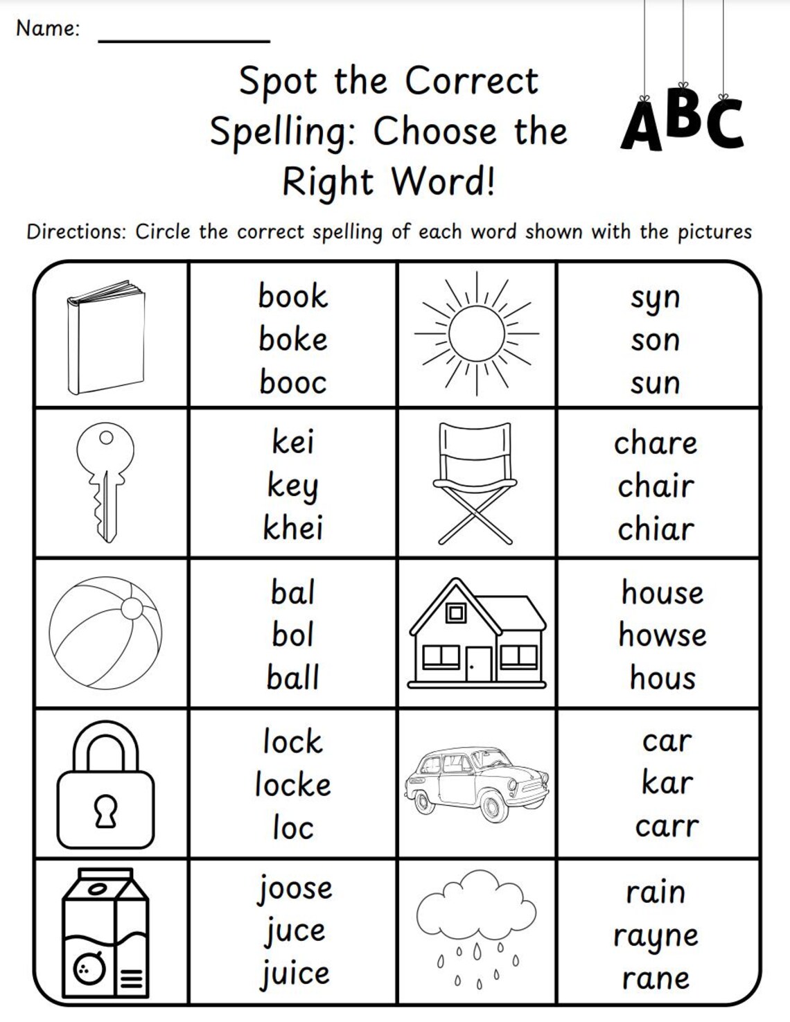 Spelling Adventure Alphabetizing Worksheet | Alphabetize, Color, Spell ...
