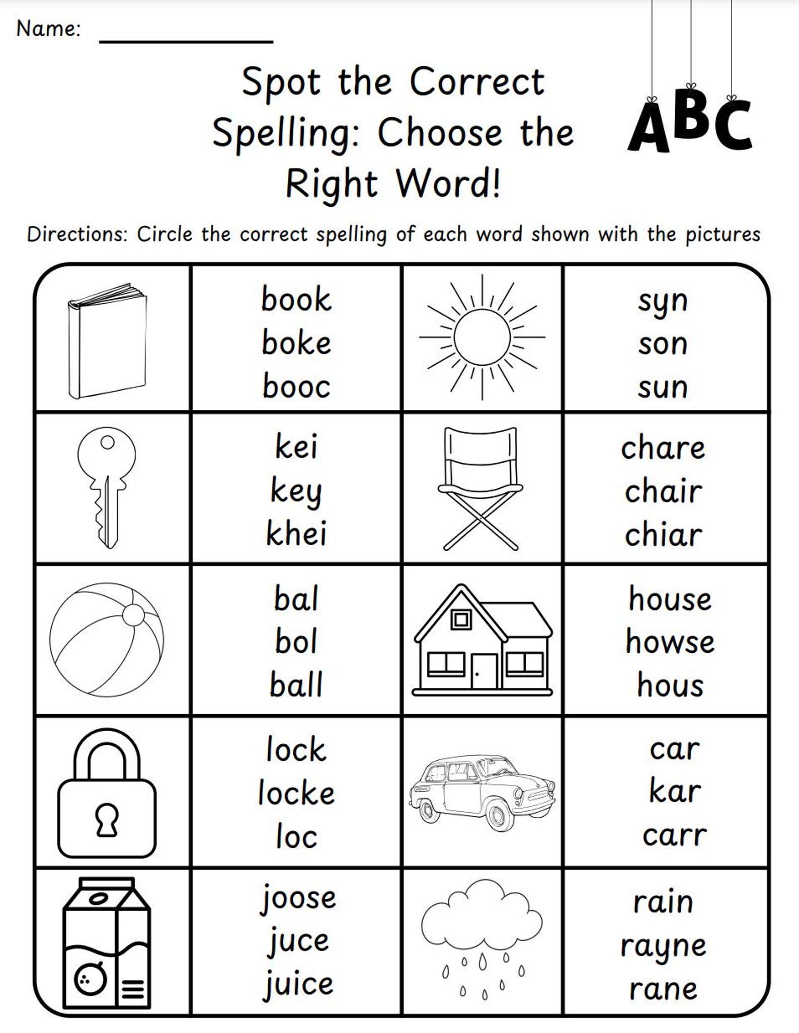 Spelling Adventure Alphabetizing Worksheet | Alphabetize, Color, Spell ...