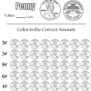 Counting Money Worksheet Bundle | Learning Coin Value | Back to School ...