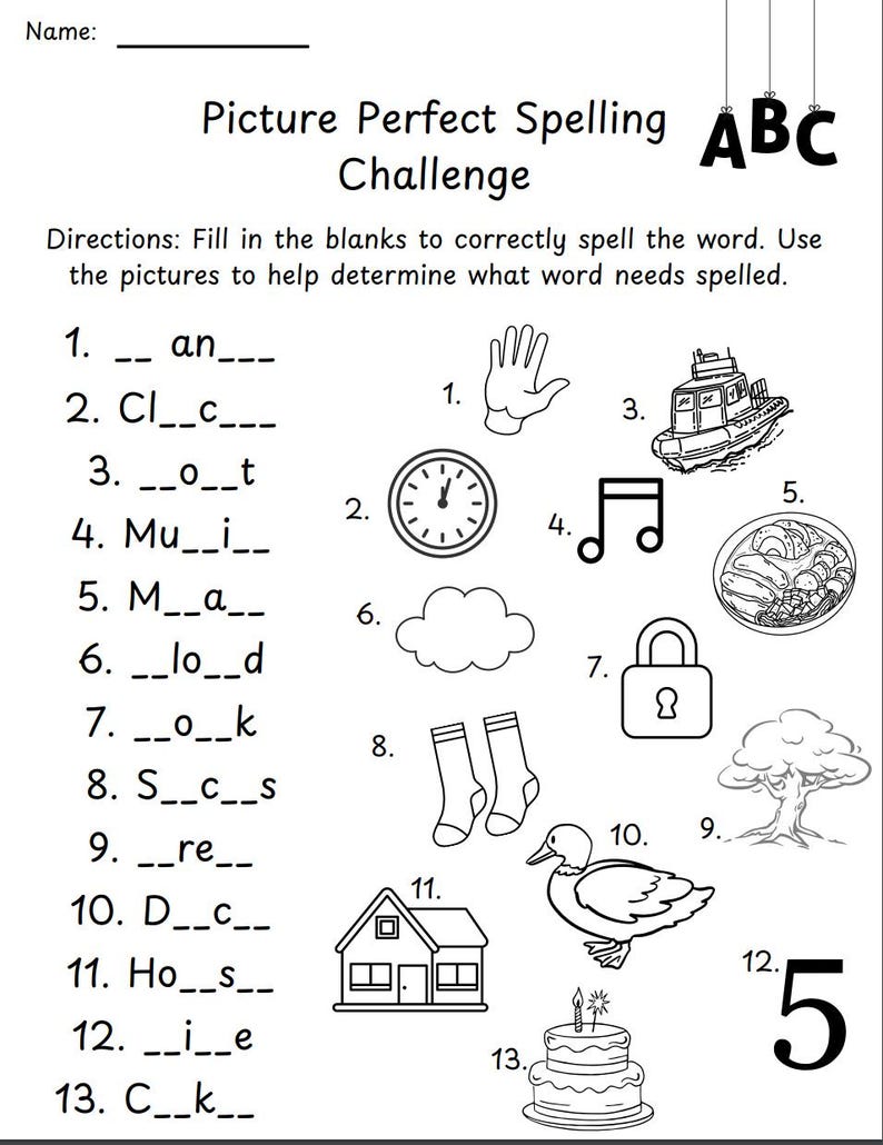 Spelling Adventure Alphabetizing Worksheet | Alphabetize, Color, Spell ...