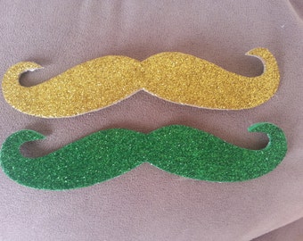 Green Mustache - Etsy