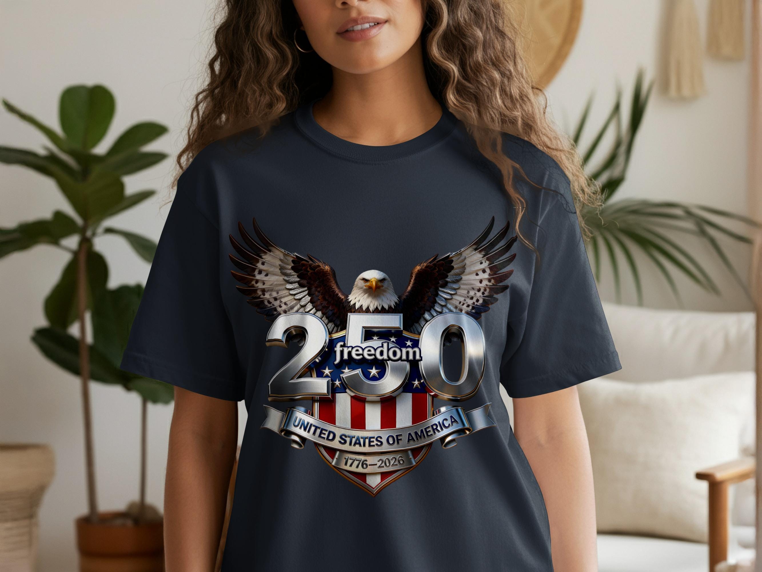 USA 250th Anniversary Eagle Design, Patriotic Semiquincentennial ...