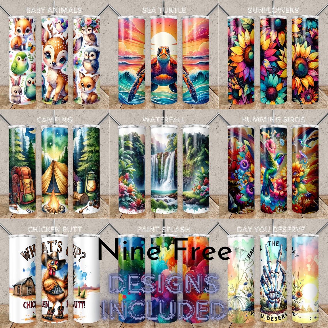 Fallout Tumbler PNG 20 Oz Skinny Tumbler Wrap Sublimation Instant ...