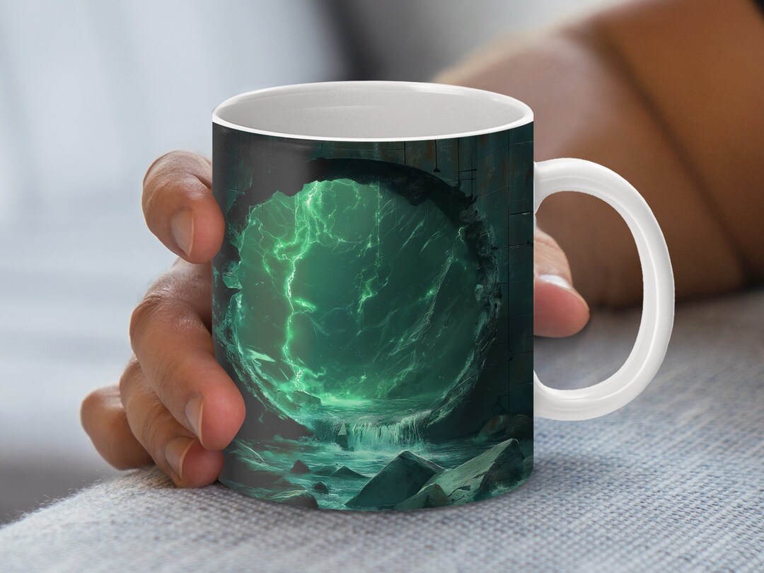 Post-apocalyptic Nuclear Fallout Mug Wrap, 11oz and 15oz Digital Mug ...