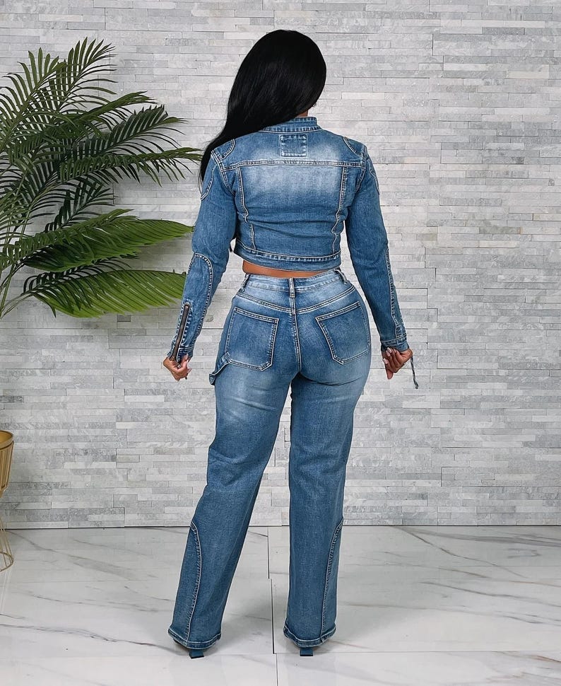 Sass Denim Set - Etsy