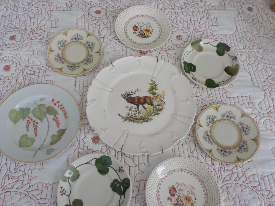 Vintage Farmhouse Cottage Plate Wall Gallery Instant Collection Set of ...