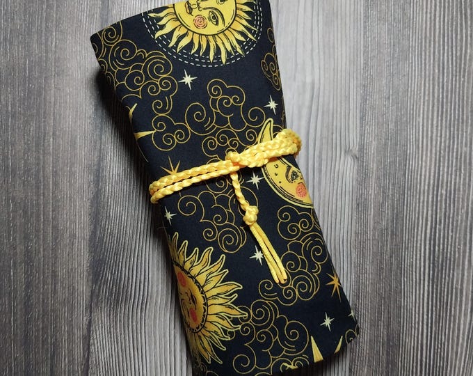 Sun & Moon Constellation Stars Tarot Oracle Cards Wrap With Deck Pocket ...