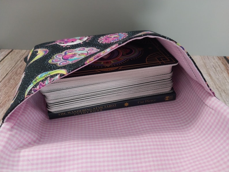 Sun & Moon Tarot Oracle Deck Wrap Pouch With Pocket - Etsy