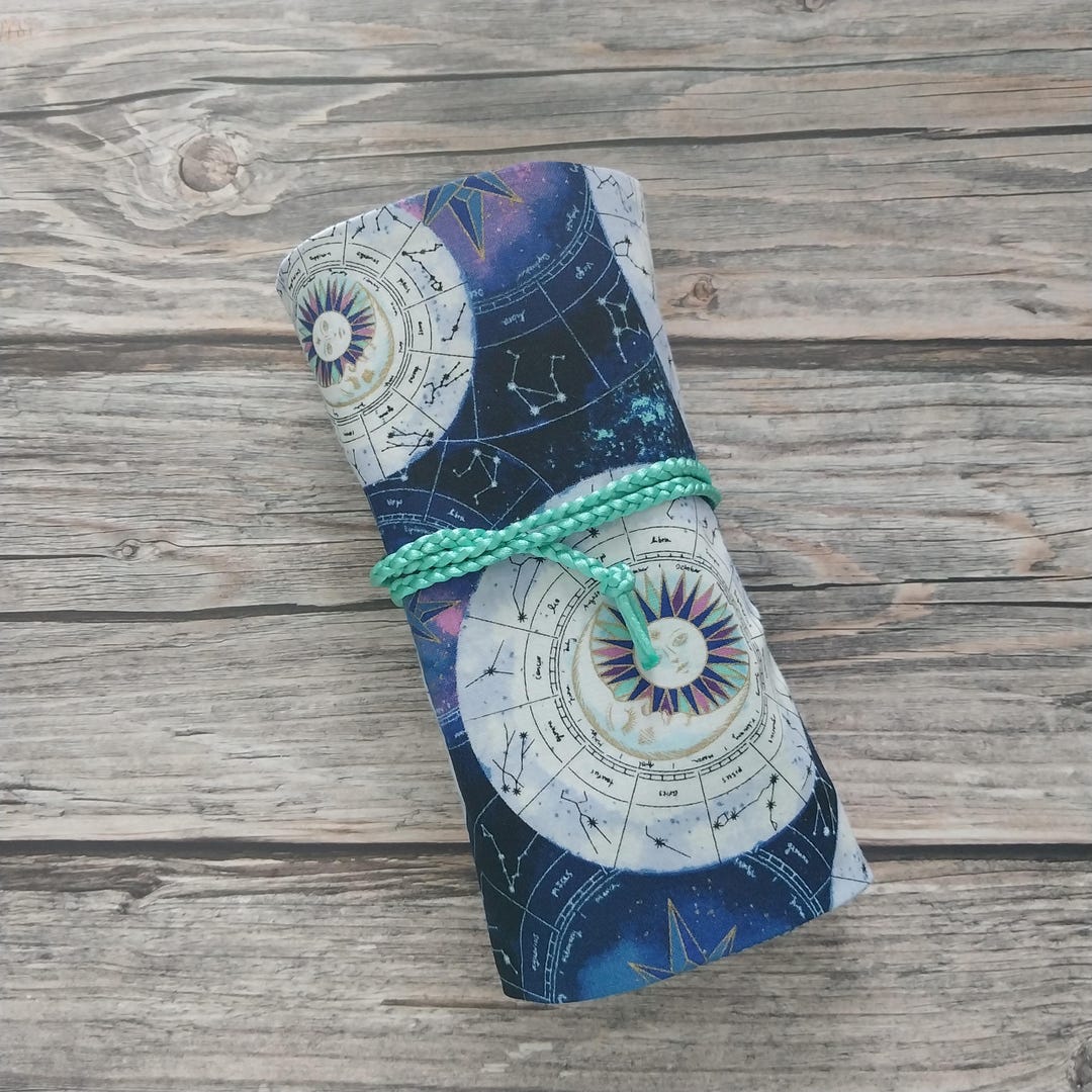 Zodiac & Suns Tarot Oracle Deck Wrap Pouch With Pocket - Etsy