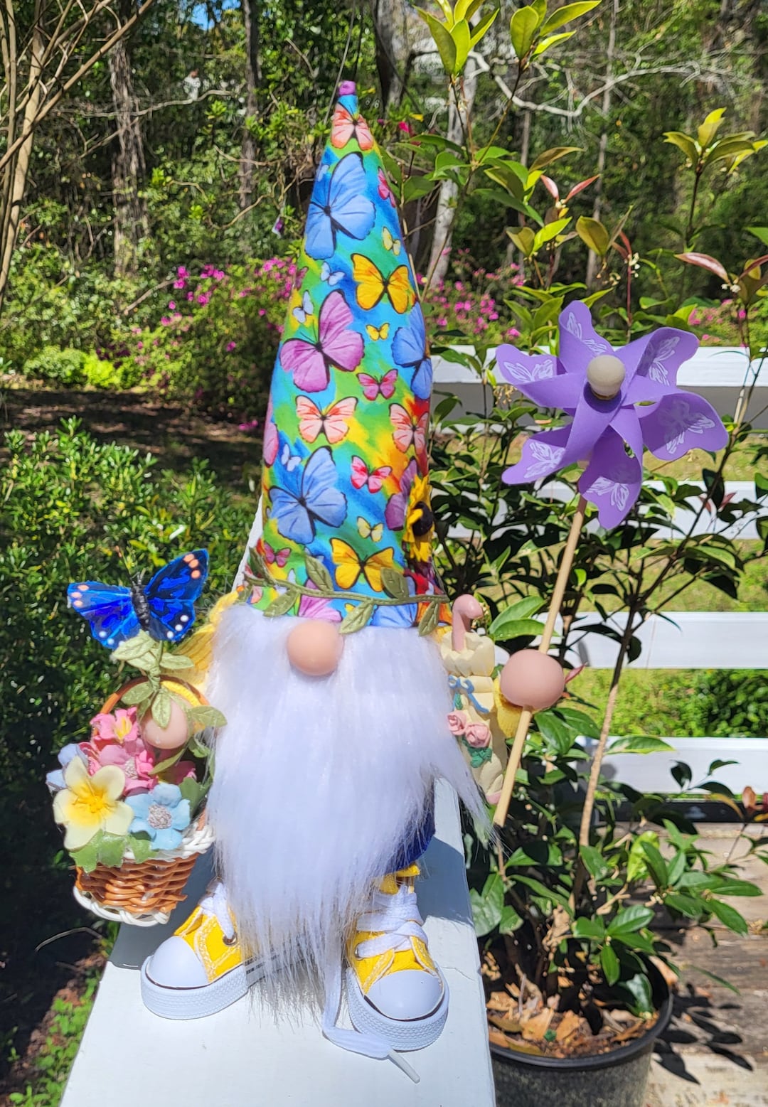 April Showers Bring May Flowers Collectible Gnome - Etsy