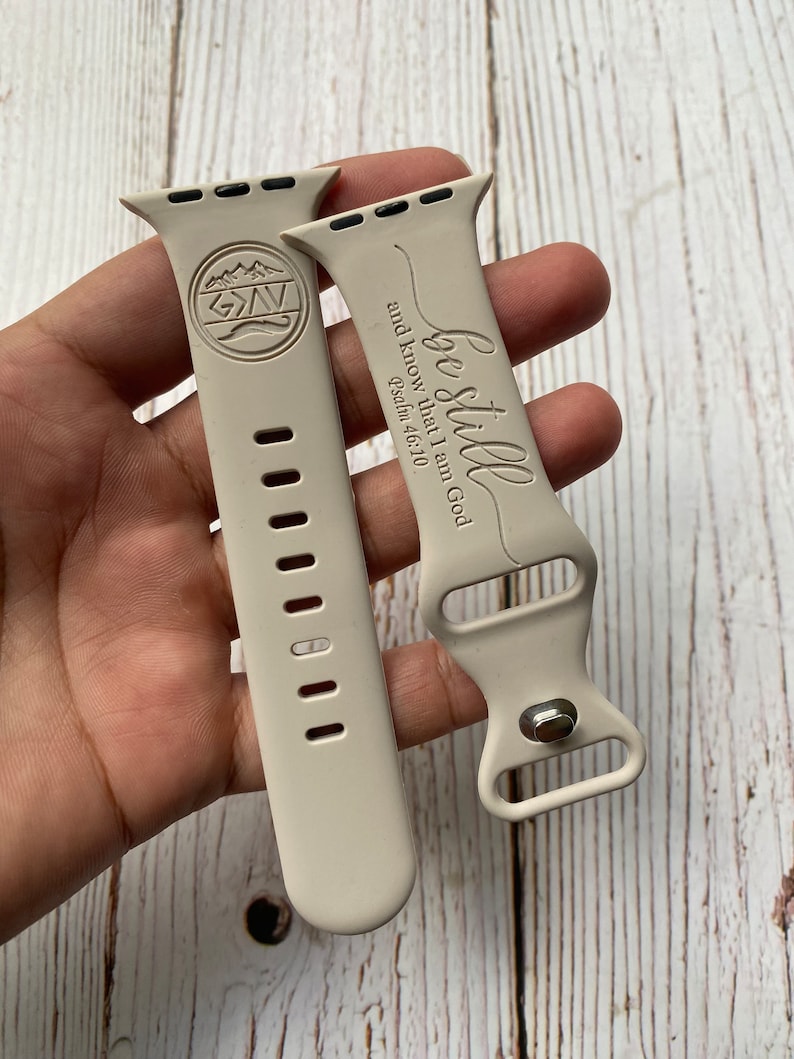God is Greater Than the Highs and Lows Apple Watch Band Christian ...