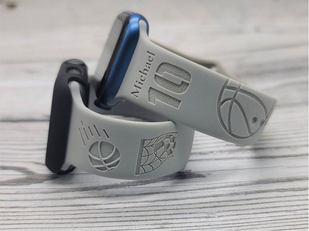 Personalized Basketball Watch Band Compatible With Apple Watch Iwatch ...