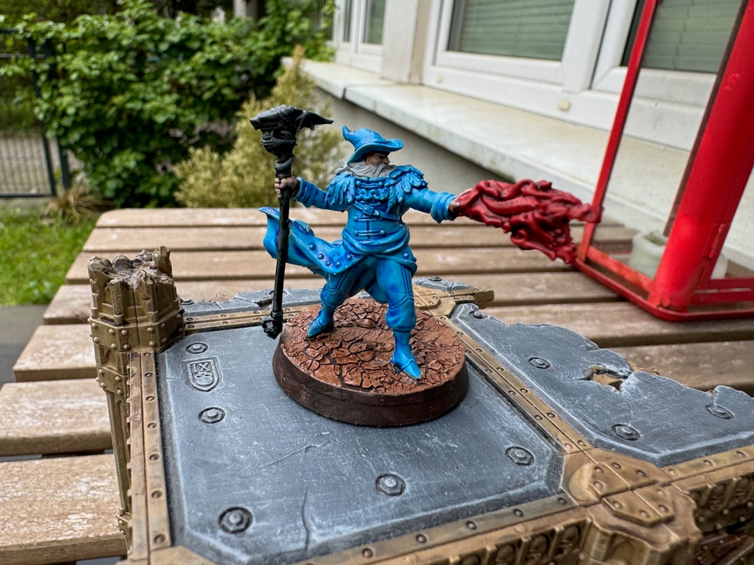 Painted Wizard Minature | Dnd | 3D Printing - Etsy