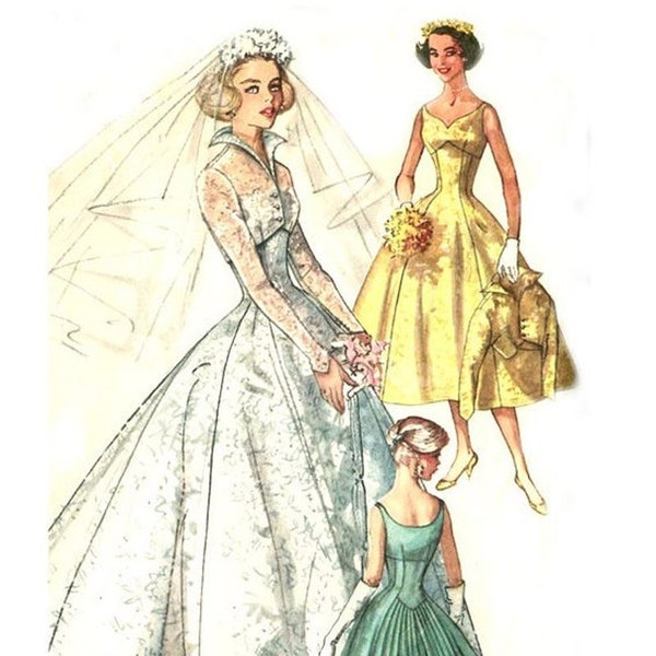 Simplicity Wedding Dress Pattern - Etsy Simplicity Wedding Dress Pattern - Etsy