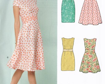 FITTED Skirt BURDA 4547 Womens Misses Sewing Pattern Size 8 | Etsy