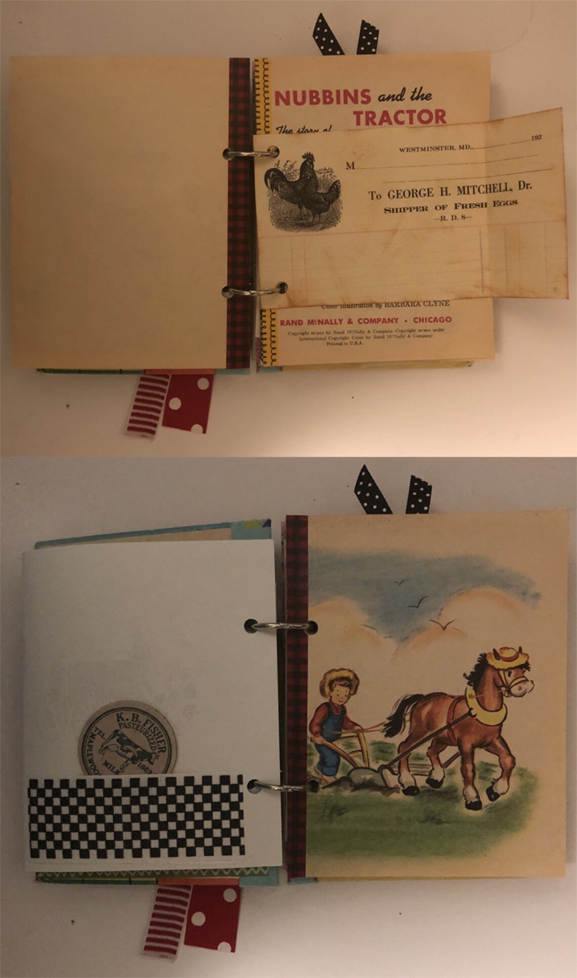 Handmade RETRO Junk Journal Vintage 50s Junior Elf Book - Etsy